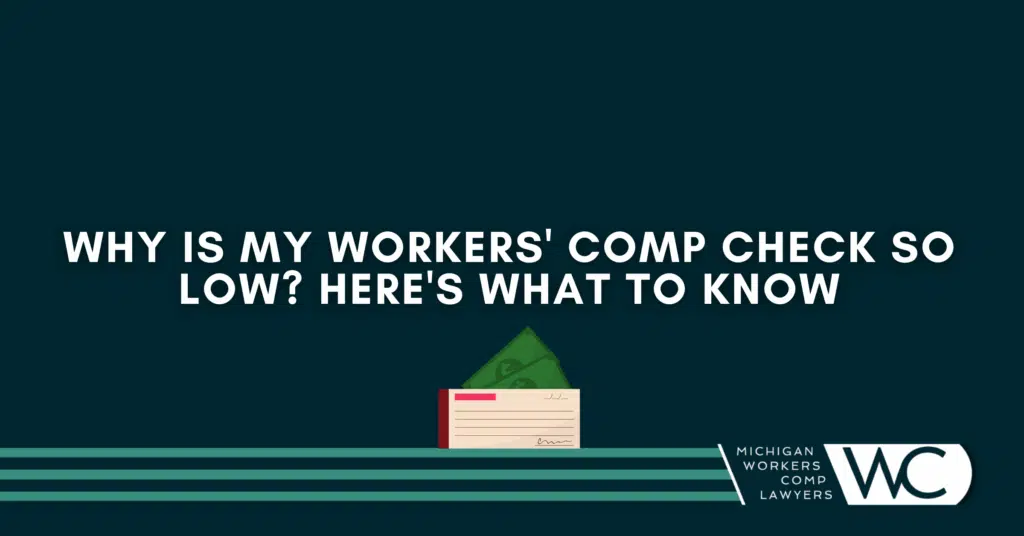 Why Is My Workers' Comp Check So Low: Here Is What To Know